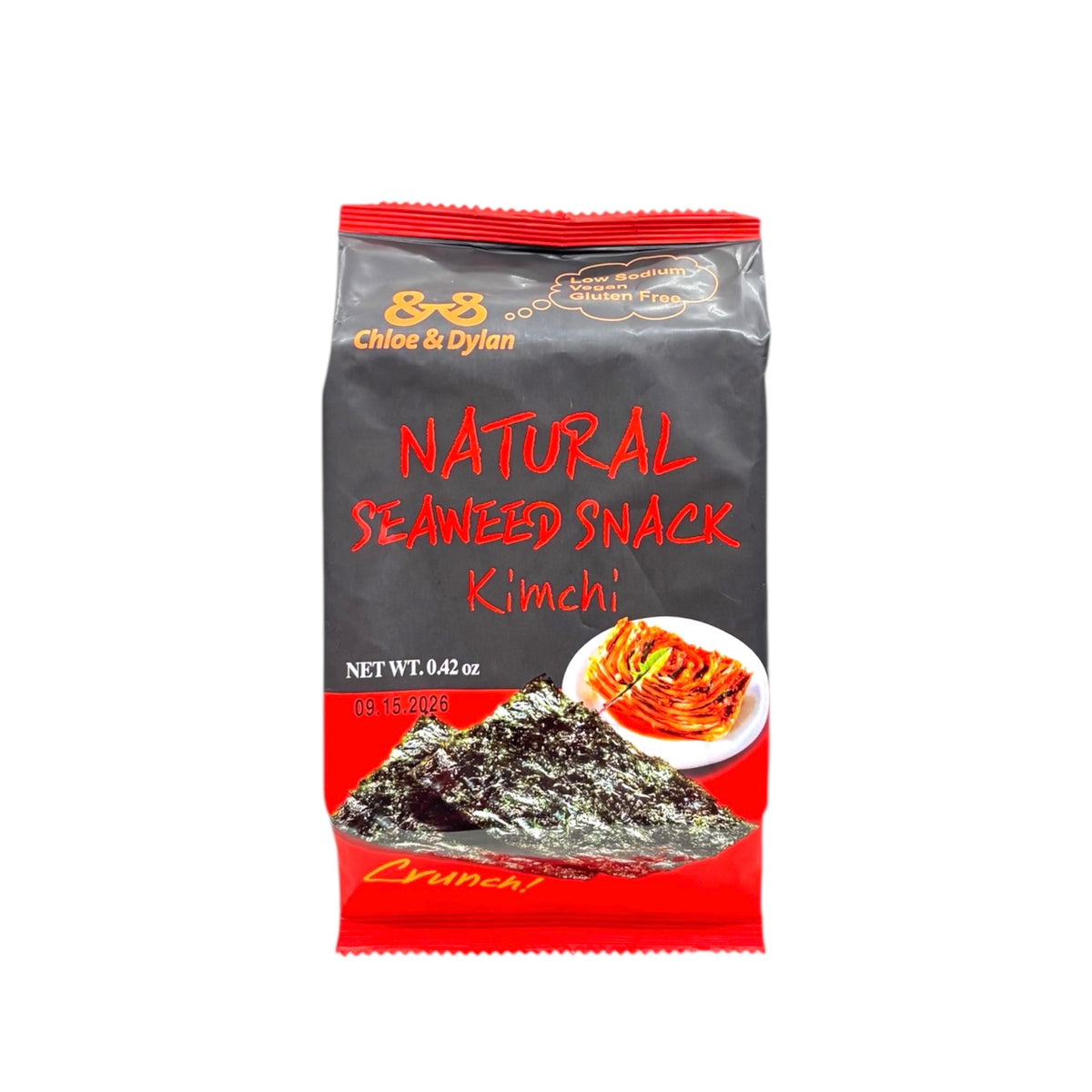 C&D Natural Seaweed Snack Kimchi 0.42Oz — H Mart Manhattan Delivery
