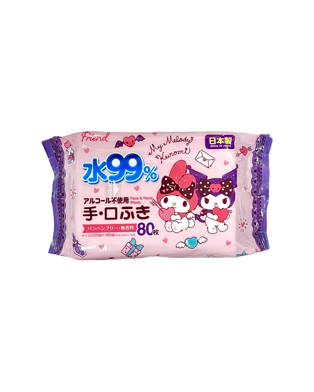 Sanrio My Melody&Kuromi Wet Wipes 80P — H Mart Manhattan Delivery