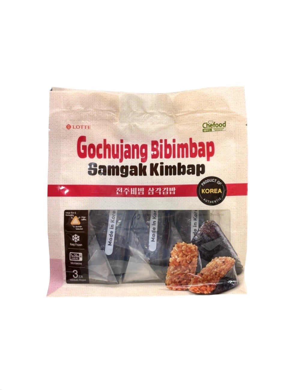 Lotte Gochujang Bibimbap Samgak 3Pack Frozen 11.6Oz — H Mart Manhattan ...