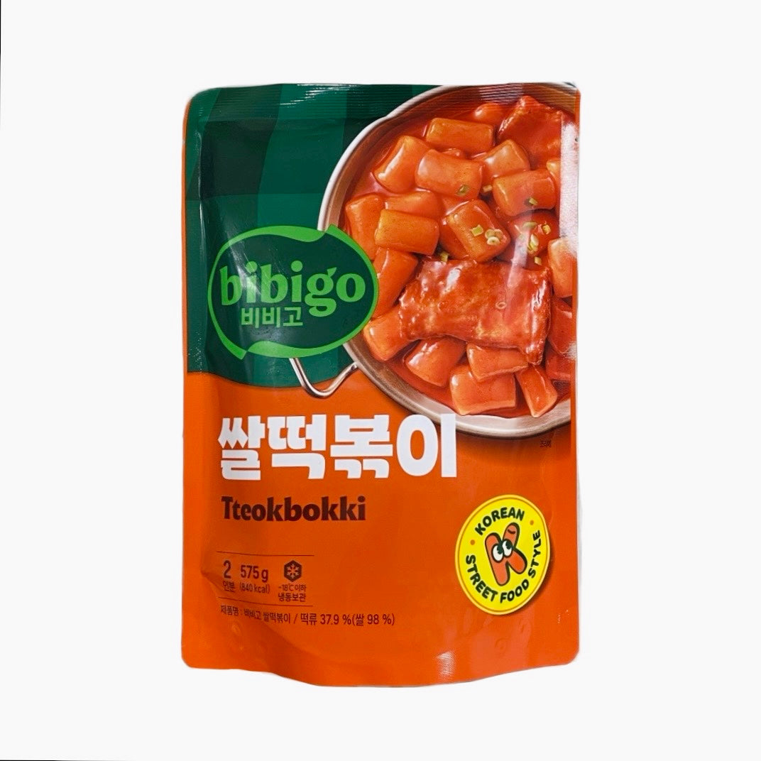 Cj Bibigo Tteokbokki W/ Spicy Sauce 575G — H Mart Manhattan Delivery