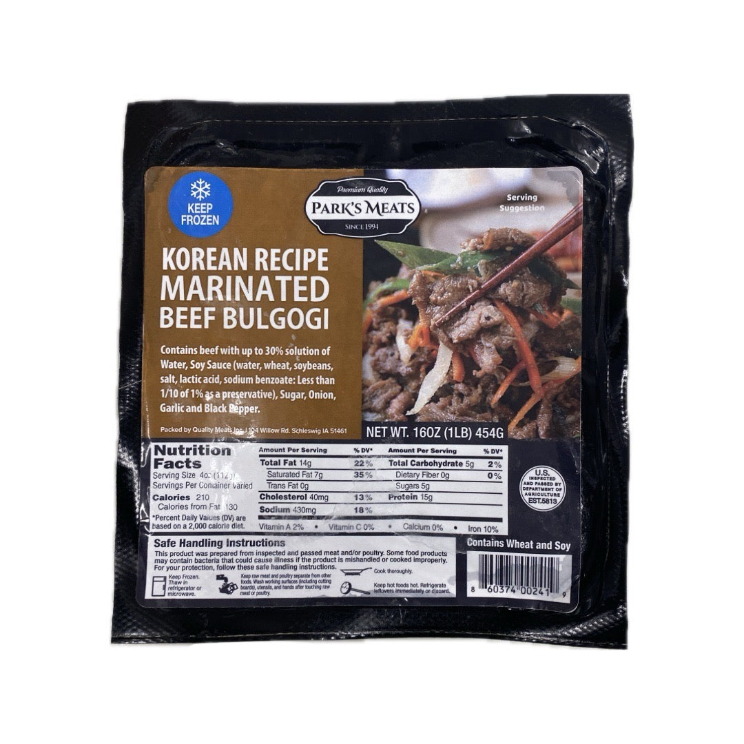 Parks Meats Pm Korean Recipe Wagyu Beef 1lb — H Mart Manhattan Delivery