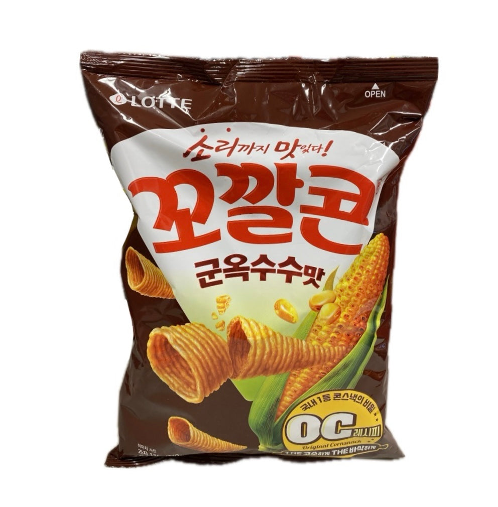 Lotte Corn Snack Bbq 144G — H Mart Manhattan Delivery
