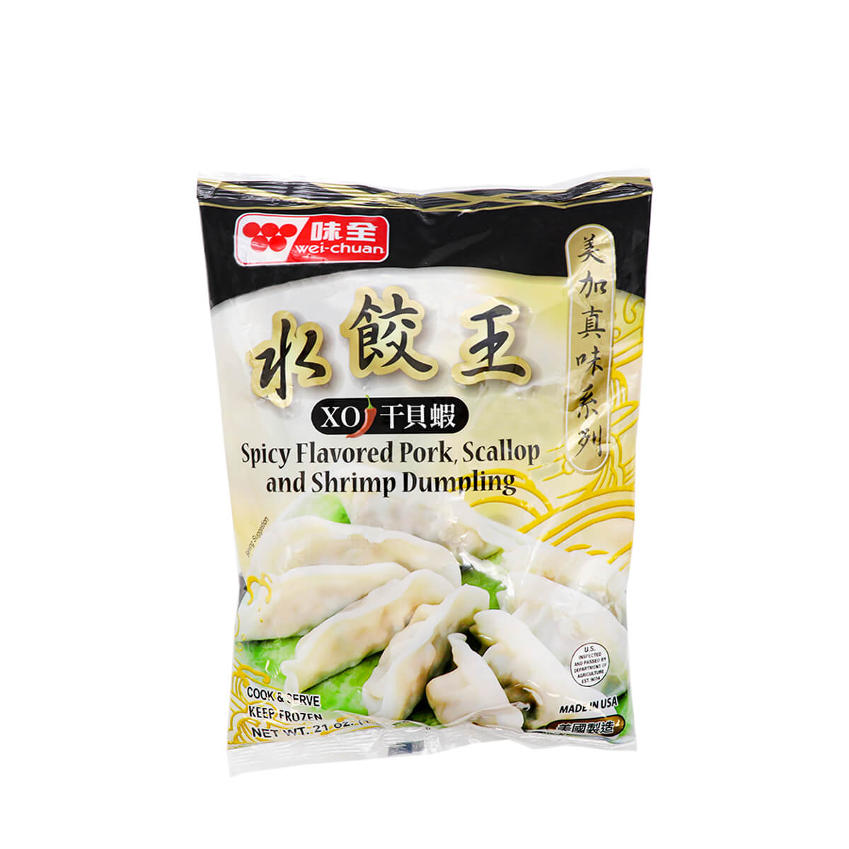 Wei-Chuan XO Spicy Flavored Pork, Scallop and Shrimp Dumpling 21oz - H ...