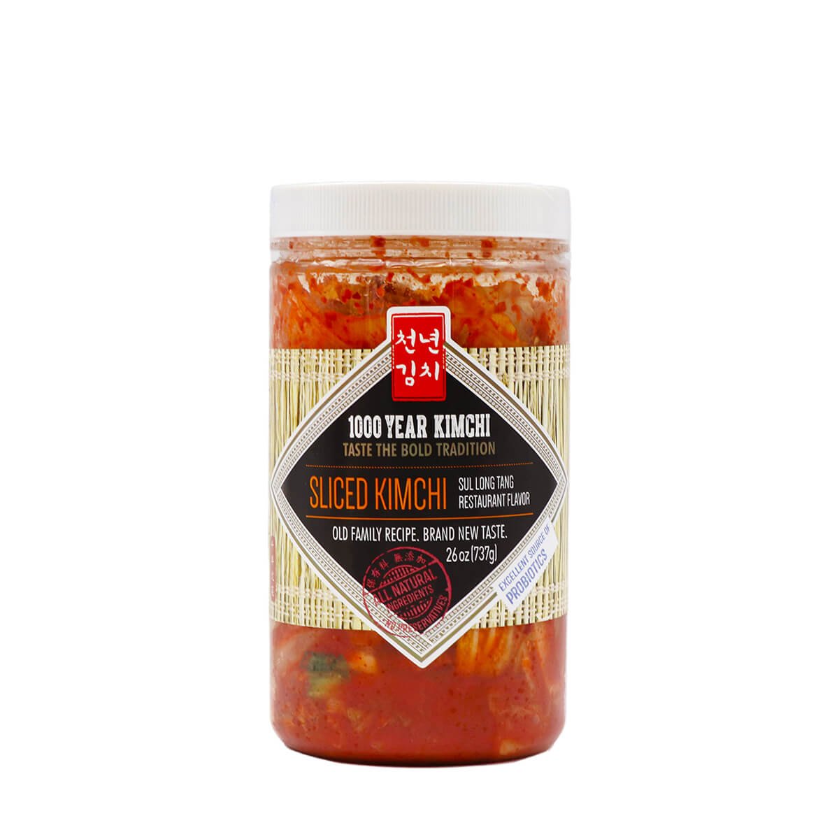 1000 Year Kimchi Sliced Kimchi 26oz - H Mart Manhattan Delivery
