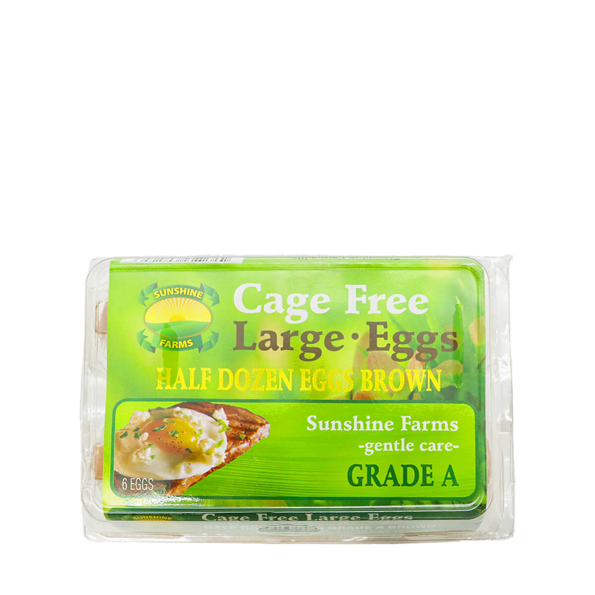 Sunshine Farms Cage Free Large Brown 6 Eggs - H Mart Manhattan Delivery