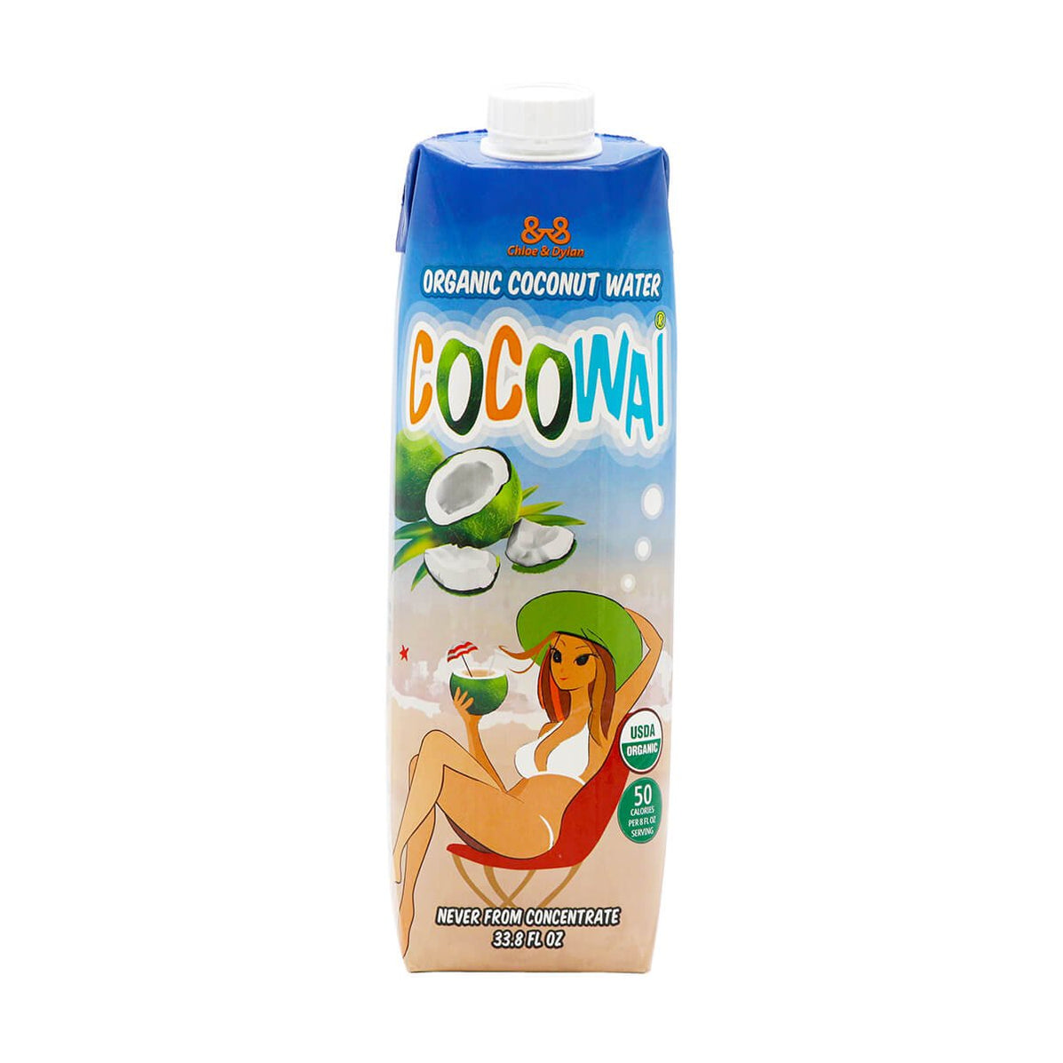 Chloe & Dylan Organic Coconut Water Cocowai 33.8fl.oz - H Mart ...
