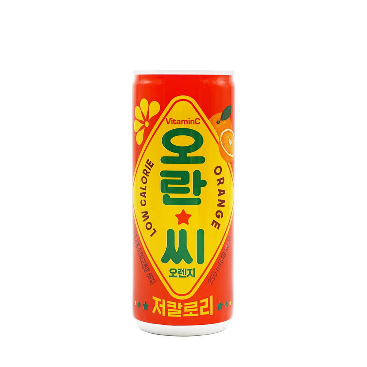 Dong-A Oran-C Low Calorie Orange Carbonated Soft Drink 250ml - H Mart ...