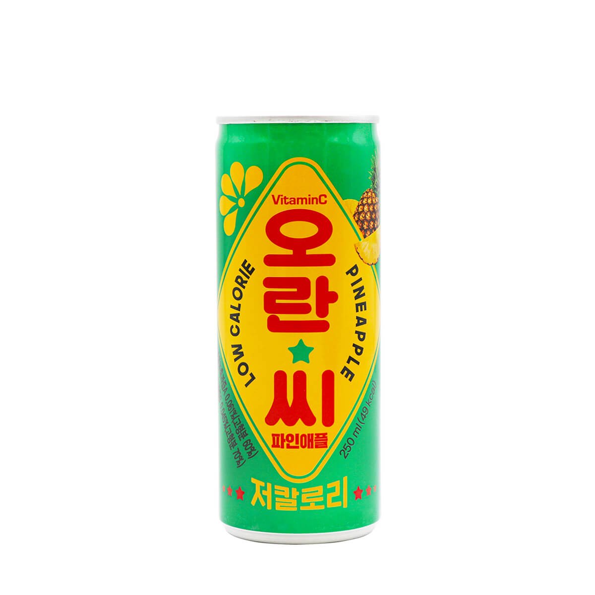 Dong-A Oran-C Low Calorie Pineapple Carbonated Soft Drink 250ml - H ...