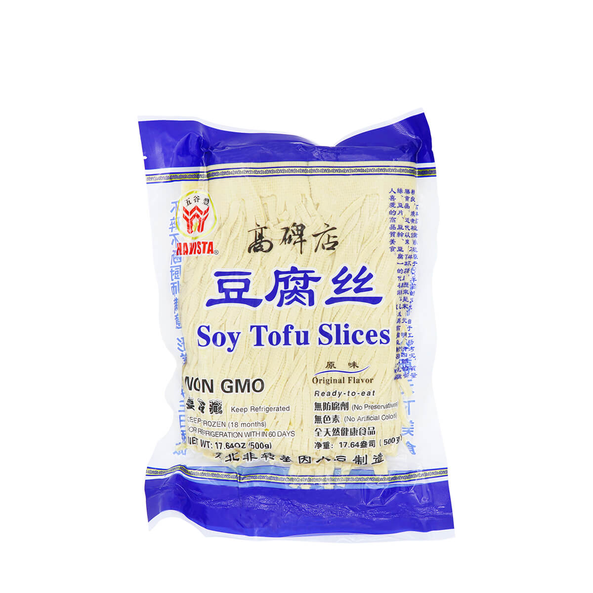 Havista Soy Tofu Slices Original Flavor 500g - H Mart Manhattan Delivery