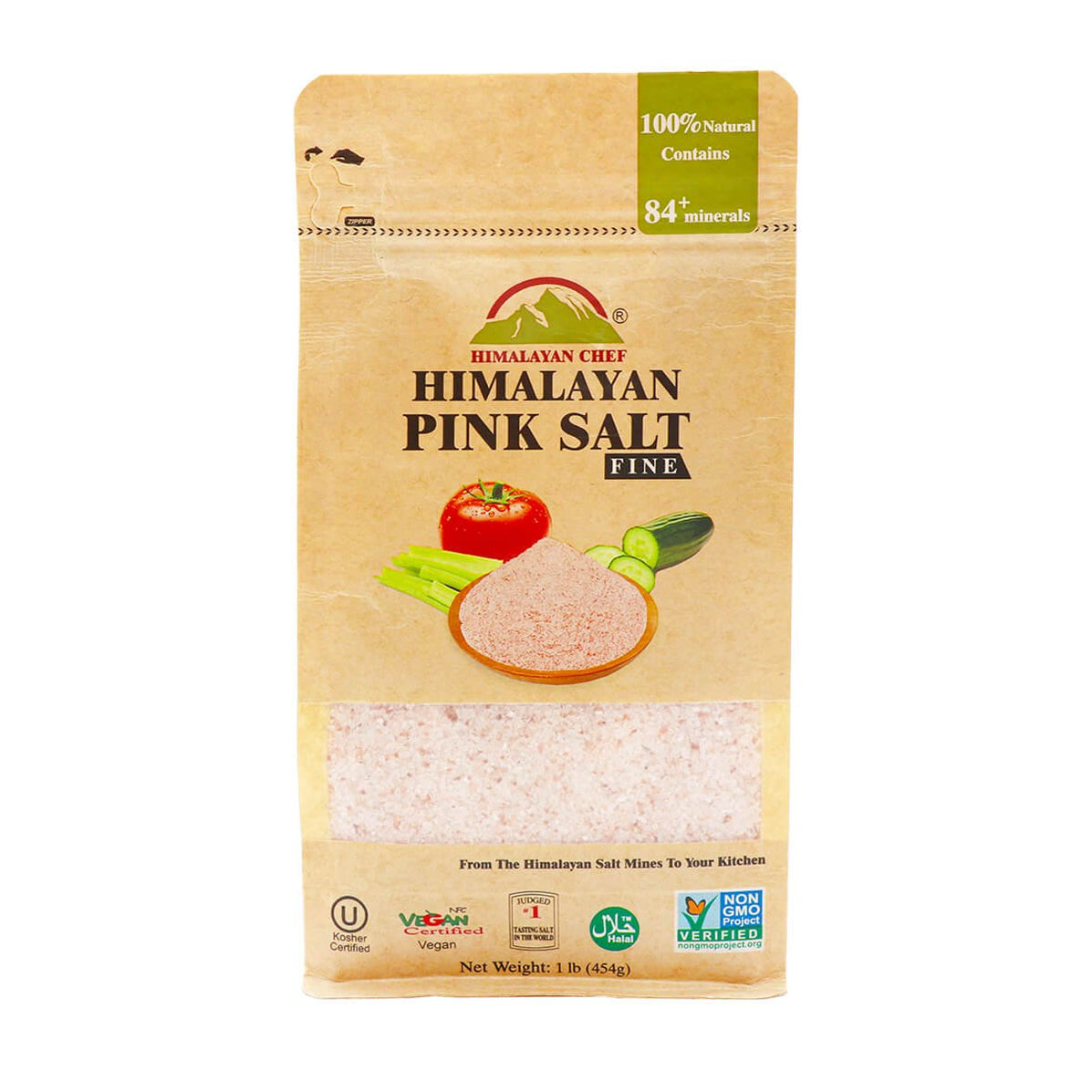 Himalayan Chef Himalayan Pink Salt Fine 1lb - H Mart Manhattan Delivery