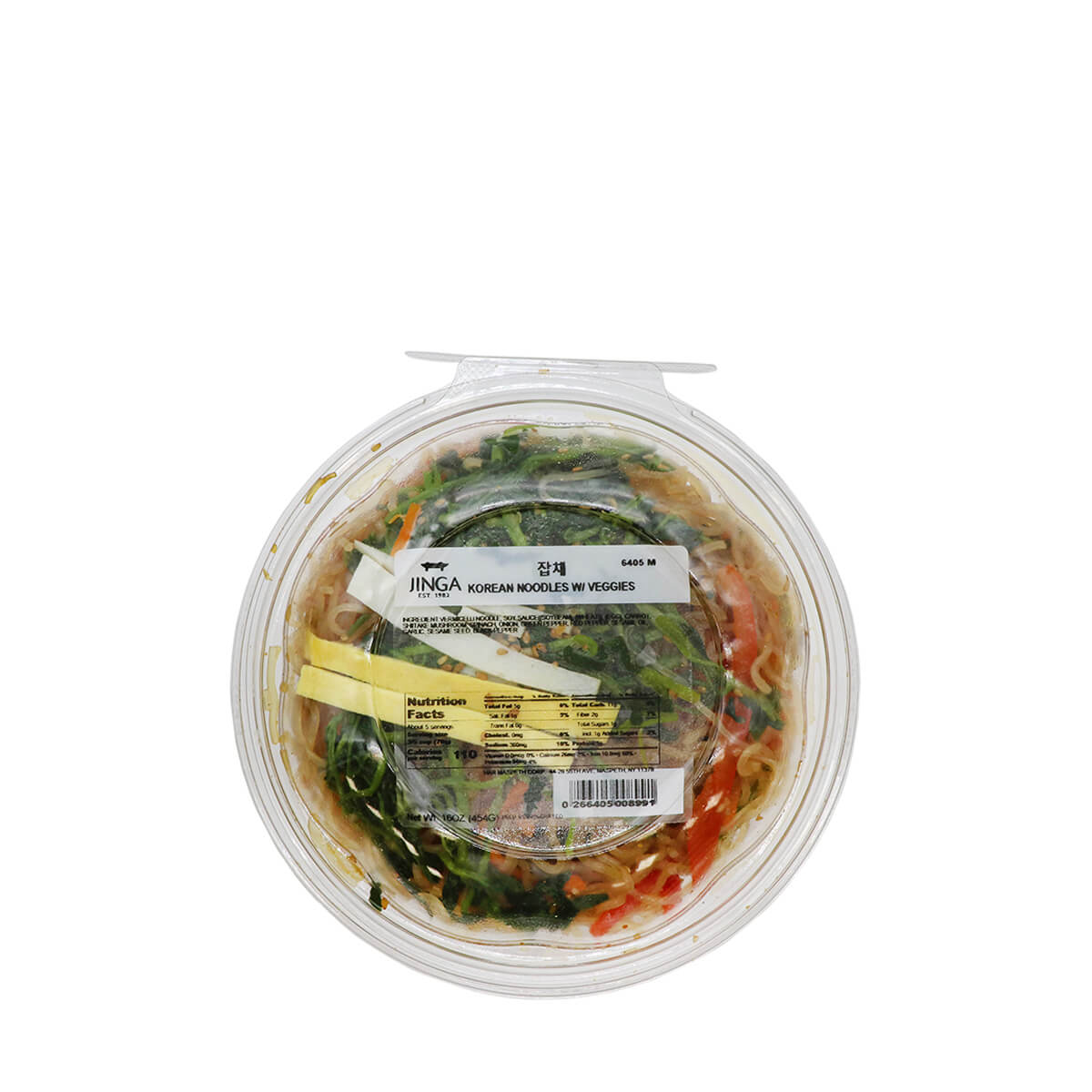 Jinga Korean Noodles with Veggie 16oz - H Mart Manhattan Delivery