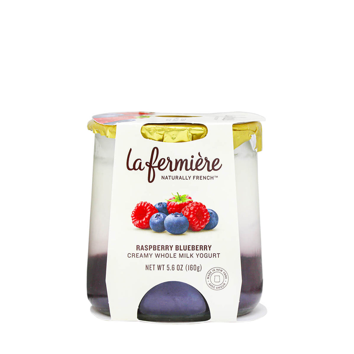 La Fermiere Raspberry Blueberry Creamy Whole Milk Yogurt 5.6oz - H Mart ...