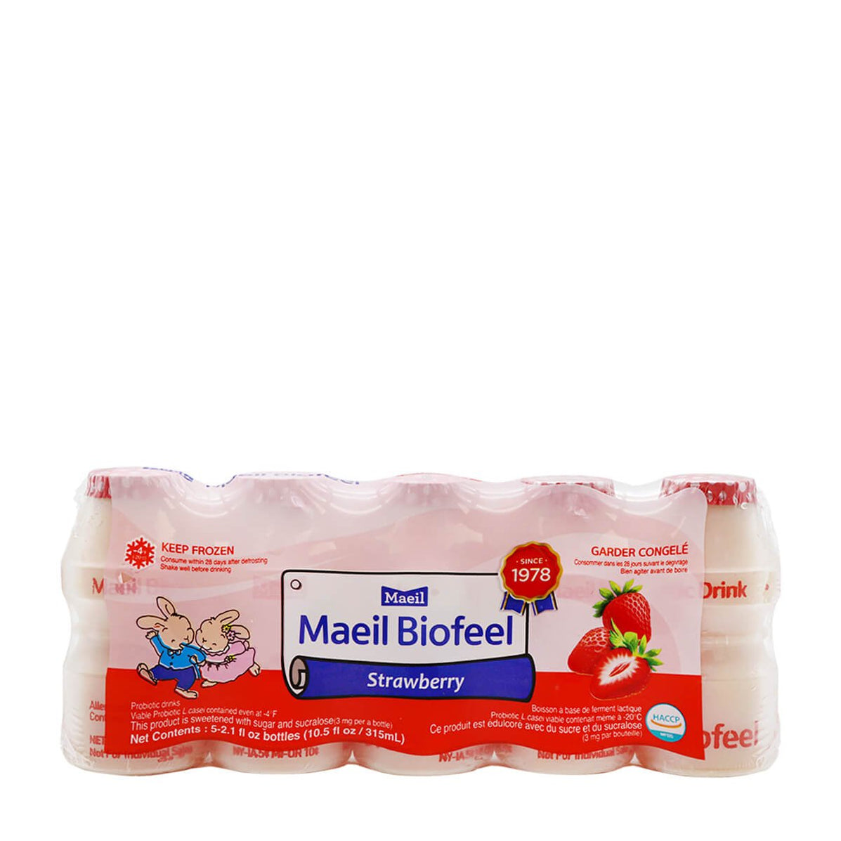 Maeil Biofeel Strawberry 315ml - H Mart Manhattan Delivery