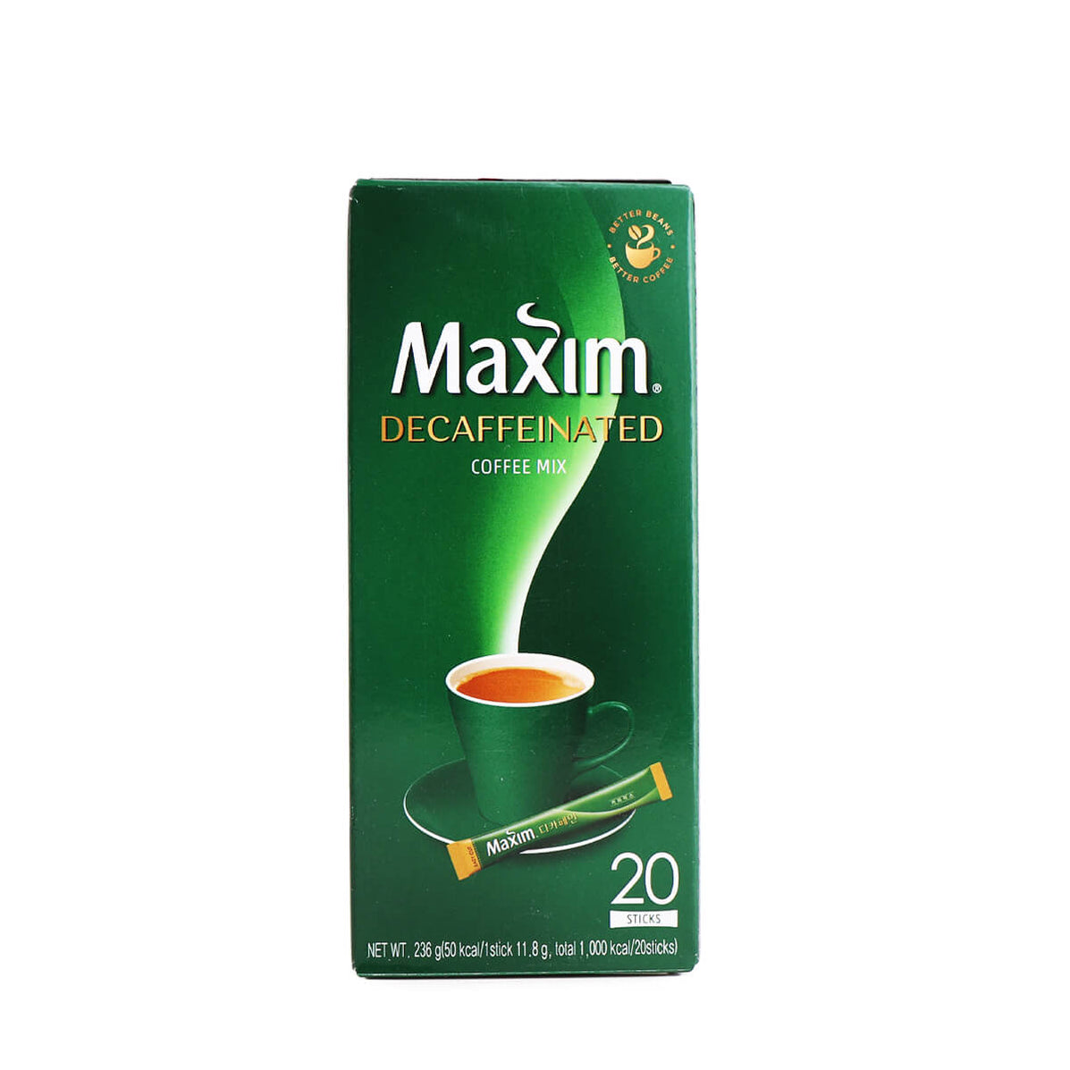 Maxim Decaffeinated Coffee Mix 20 Sticks, 8.32oz - H Mart Manhattan ...