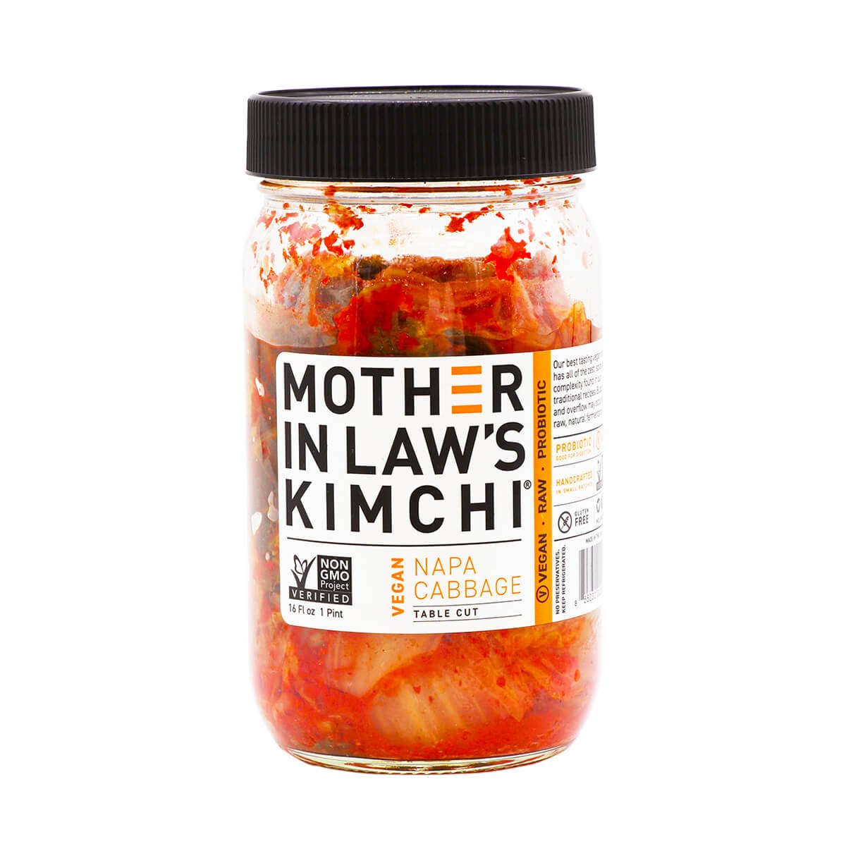 Mother In Law's Kimchi Vegan Napa Cabbage Table Cut 16fl.oz - H Mart ...