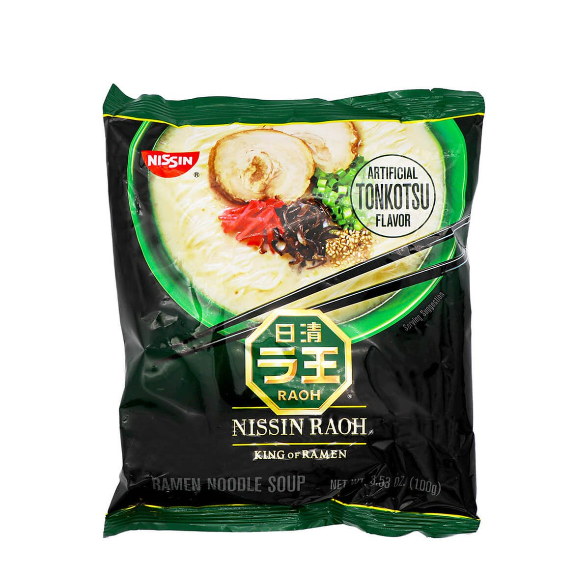 Nissin Raoh Ramen Noodle Soup Artificial Tonkotsu Flavor 3.53oz - H Mart Manhattan Delivery