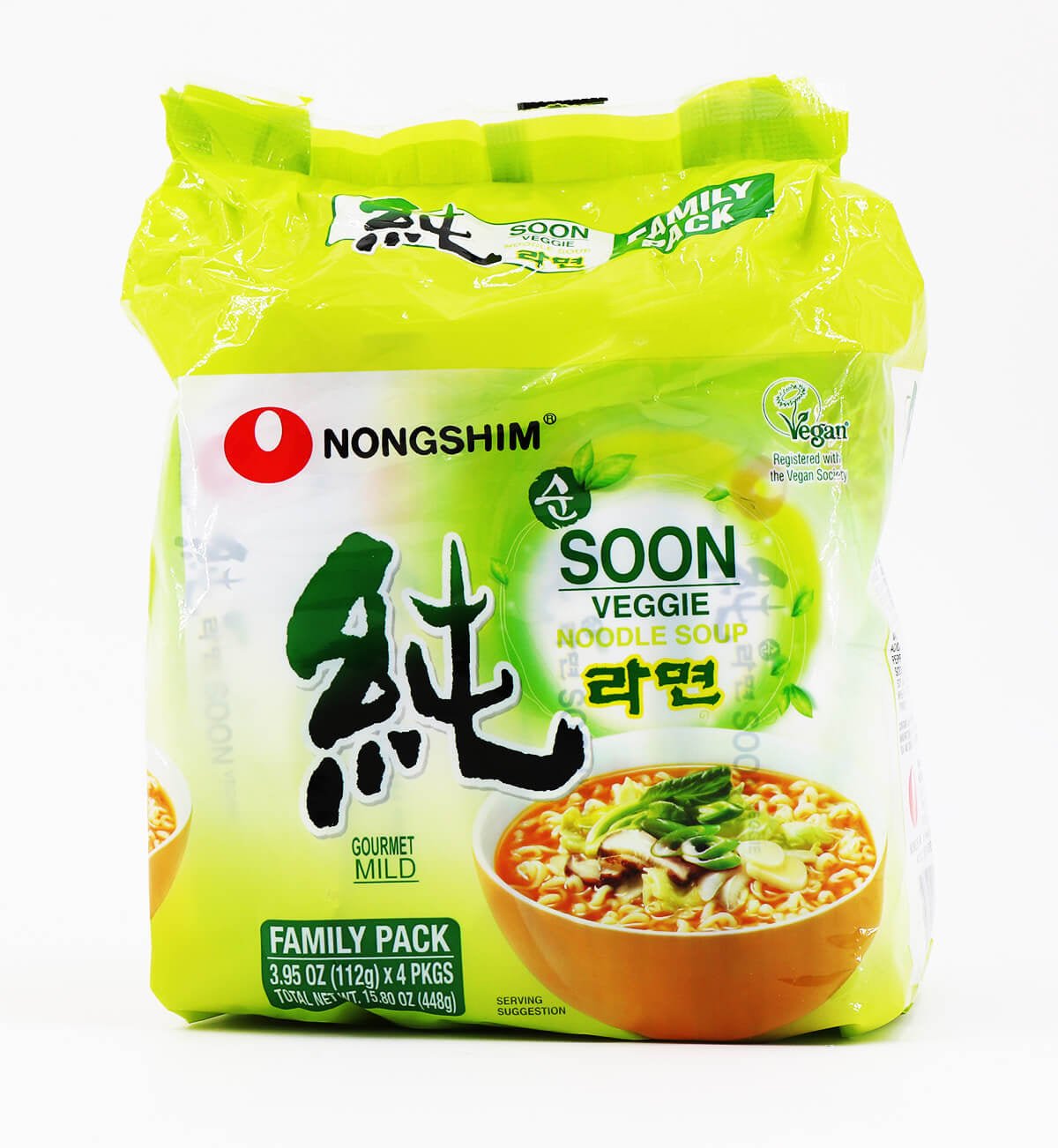 Nongshim Soon Veggie Ramen Multi 448g - H Mart Manhattan Delivery