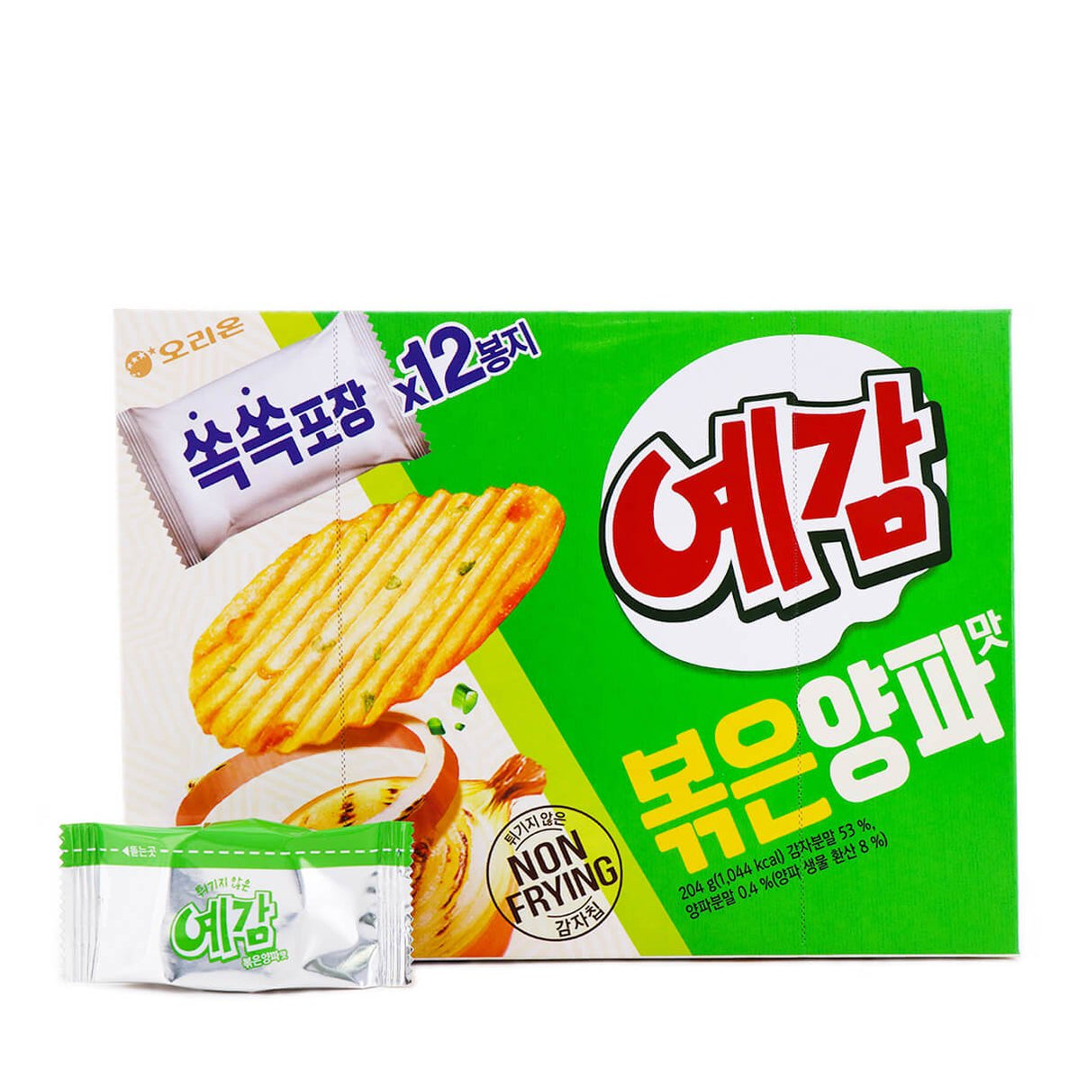 Orion Yegam Onion Potato Chips 12 packs, 7.02oz - H Mart Manhattan Delivery