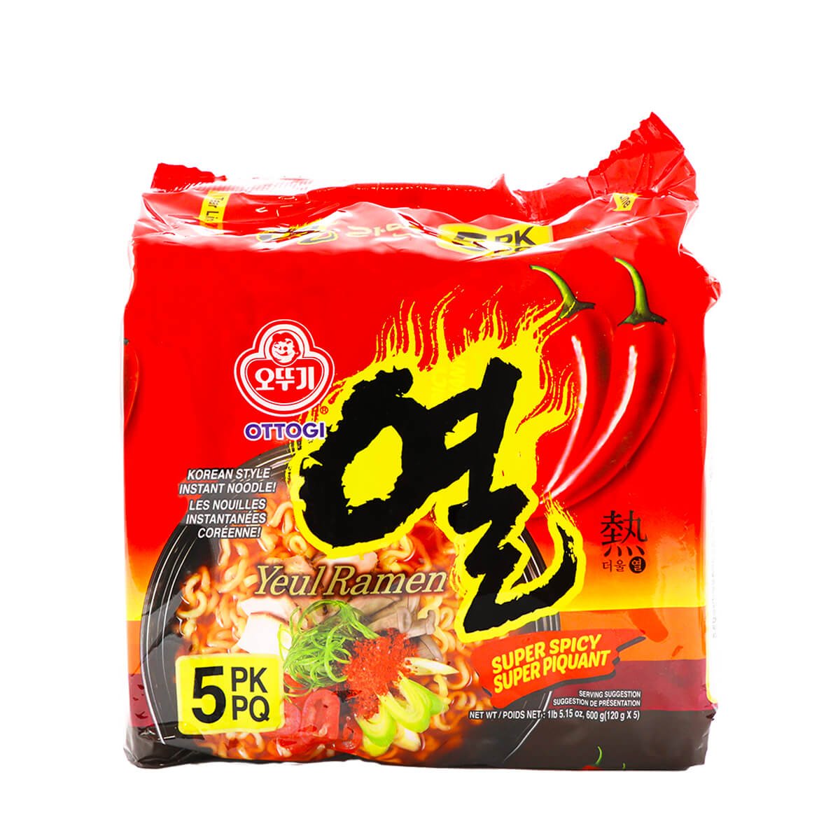 Ottogi Yeul Noodle Ramen 120g x 5Pk - H Mart Manhattan Delivery
