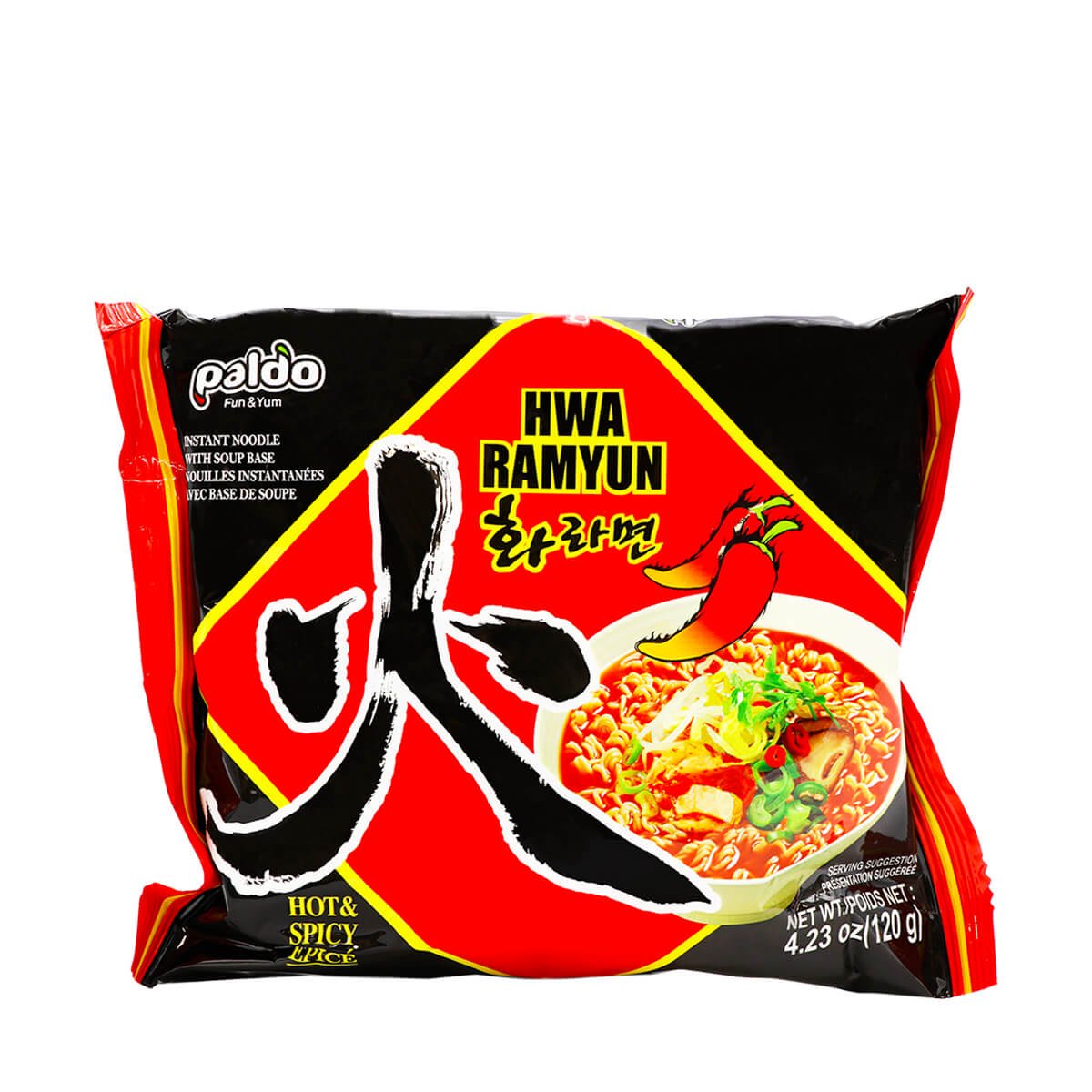 Paldo Hwa Ramyun Hot & Spicy 4.23oz - H Mart Manhattan Delivery