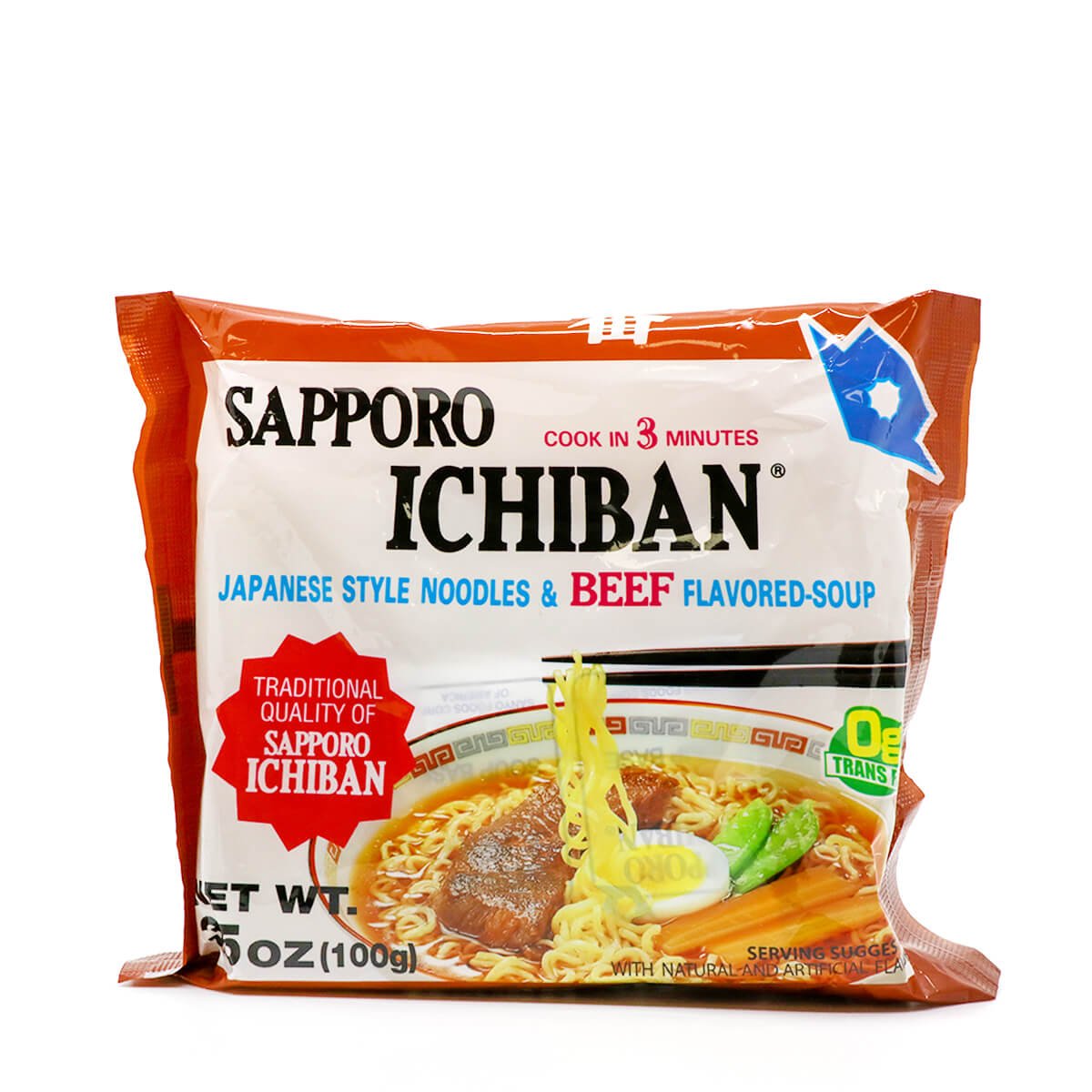 Sapporo Ichiban Japanese Style Noodles & Beef Flavored-Soup 100g - H ...